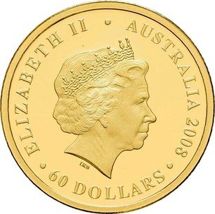 Australian Gold 60 Dollars "Olympic Team" 2008 | coinscatalog.NET