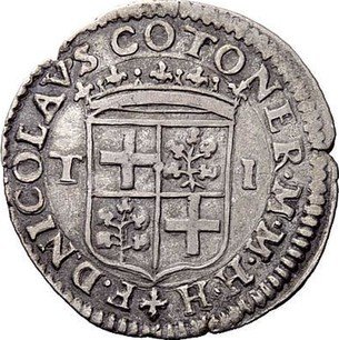 Tari de Plata de Malta "Nicolas Cotoner" 1663-1680 KM# 100 ...