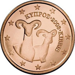 Cypriot 2 Euro Cent "Moufflon" 2008-2023 KM# 79 | coinscatalog.NET