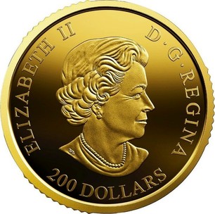 Canadian Gold 200 Dollars "Atlantic Puffins" 2019 | coinscatalog.NET