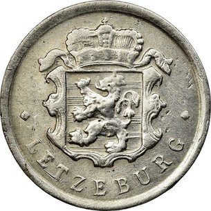 Luxembourgish 25 Centimes "Grand Duchy" 1954-1972 KM# 45a.1 ...