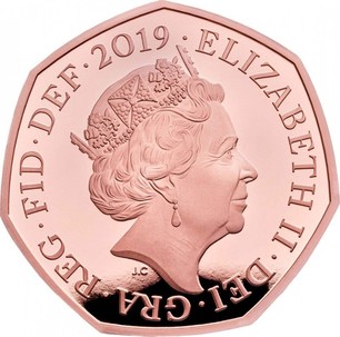 Great Britain Gold 50 Pence "Soldiers" 2019 | coinscatalog.NET