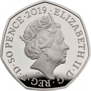Great Britain Silver 50 Pence "Soldiers" 2019 | coinscatalog.NET