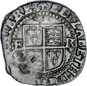 Irish 1/2 Penny "Titles of Elizabeth I" 1602 KM# 5.3 | coinscatalog.NET