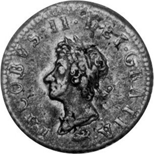 Irish 1/2 Penny "James II" 1690 KM# 104 | coinscatalog.NET