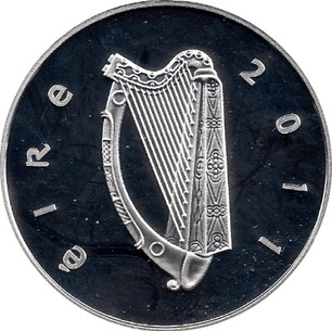 Irish Silver 15 Euro "Salmon" 2011 KM# 68 | coinscatalog.NET