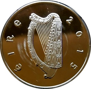 Irish Silver 15 Euro "William Butler Yeats" 2015 KM# 86 | coinscatalog.NET