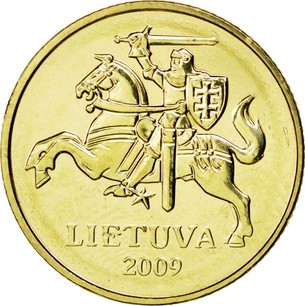 Lithuanian 20 Centu Reform Coinage 1997-2014 KM# 107 | coinscatalog.NET