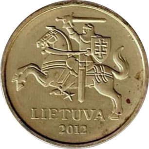 Lithuanian 20 Centu Reform Coinage 1997-2014 KM# 107 | coinscatalog.NET