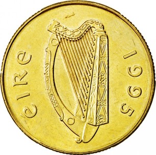 Irish 20 Pence Decimal Coinage 1985-2000 KM# 25 | coinscatalog.NET