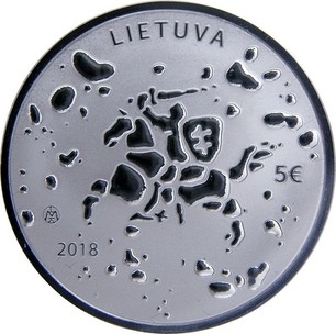 Lithuanian Silver 5 Euro "Jonines (Rasos)" 2018 KM# 236 | coinscatalog.NET