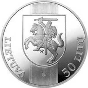 Lithuanian Silver 50 Litu "XXVII Olympiad in Sydney" 2000 KM# 124 ...