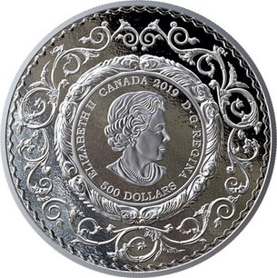 Canadian Silver 500 Dollars "Brilliant Mastery in Canada" 2019 ...