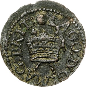 Irish Farthing "James I" 1613 KM# 22.13 | coinscatalog.NET