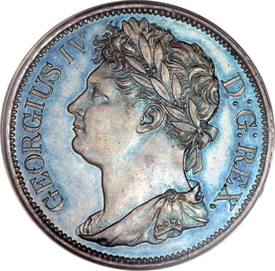 Irish Penny "George IV" 1822-1823 KM# 151 | coinscatalog.NET