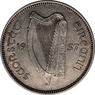 Irish Silver Shilling Sterling Coinage 1928-1937 KM# 6 | coinscatalog.NET