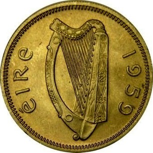 Irish Shilling Republic 1951-1968 KM# 14a | coinscatalog.NET