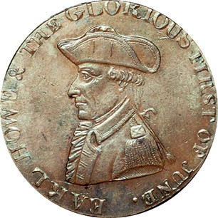 Great Britain 1/2 Penny "Hampshire - Emsworth Earl Howe" 1794 ...