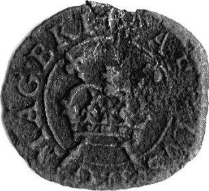 Great Britain Farthing "Charles I Rose Farthing mule of types 3 and 4 ...