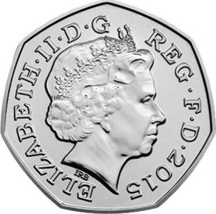 Great Britain Silver 50 Pence "Battle of Britain" 2015 KM# 1338a ...