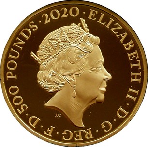 Great Britain Gold 500 Pounds "James Bond - 007" 2020 | coinscatalog.NET