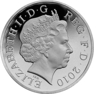Great Britain Silver Pound "Belfast (Piedfort)" 2010 KM# P76 ...