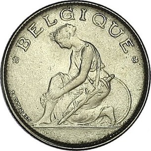Belgian 1 Franc Decimal Coinage 1922-1934 KM# 89 | coinscatalog.NET