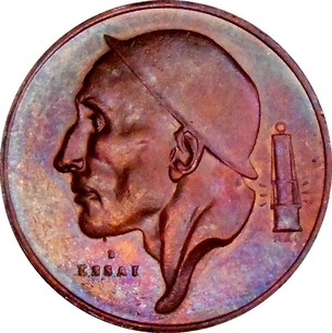 Belgian 20 Centimes "Baudouin I" 1948 | coinscatalog.NET
