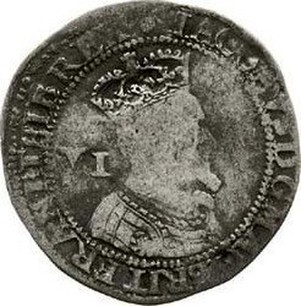 Great Britain Silver 6 Shillings Scotland 1605-1609 KM# 30 ...