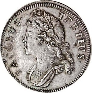 Great Britain Silver 1 Guinea "James VIII Pattern" 1716 X# PT3 ...