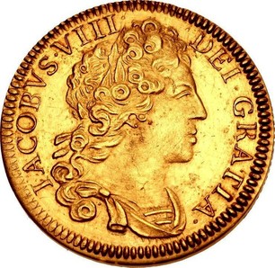 Great Britain Gold 1 Guinea "James VIII Pattern" 1716 X# PT4 ...