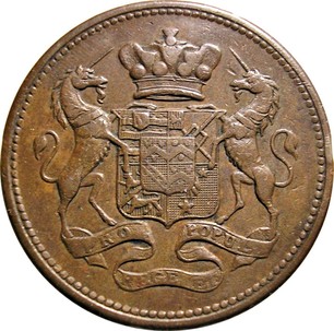 Great Britain Penny Piece "Cornwall - Cornish Mines" 1812 ...
