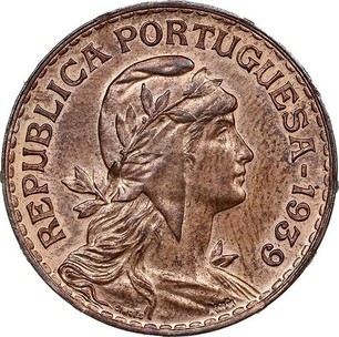 Portuguese 1 Escudo "Pattern" 1928-1939 | coinscatalog.NET