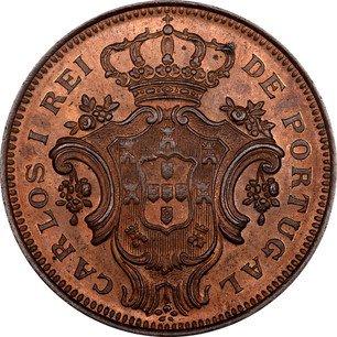 Portuguese 10 Reis Portuguese Administration Provincial coinage 1901 KM ...