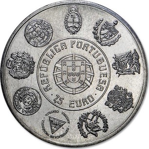 Portuguese 7 1/2 Euro "Viriato" 2015 KM# 862 | coinscatalog.NET
