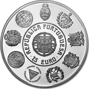 7 1/2 Euros de Plata Portuguesa "Viriato" 2015 KM# 862a | coinscatalog.NET