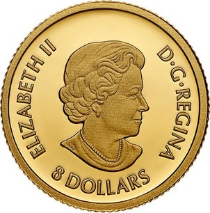 Canadian Gold 8 Dollars "Triumphant Dragon" 2021 | coinscatalog.NET
