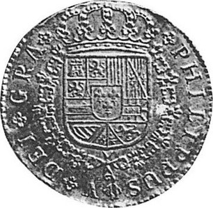 Spanish Gold 4 Escudos Milled Real Coinage 1719-1727 KM# 314.1 ...