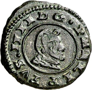 Spanish 4 Maravedis "Philip IV" 1661-1664 KM# 158 | coinscatalog.NET