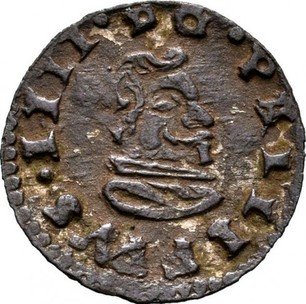 Spanish 4 Maravedis "Philip IV" 1662-1664 KM# 156.3 | coinscatalog.NET