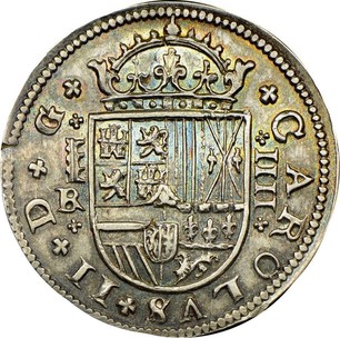 Spanish Silver 4 Reales "Charles II" 1683-1685 KM# 200 | coinscatalog.NET