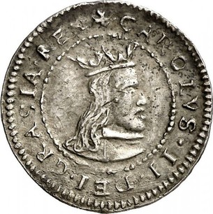 Spanish Silver Real "Carlos II" 1681-1687 KM# 46 | coinscatalog.NET