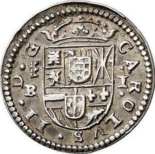 Real Español de Plata "Carlos II" 1683 KM# 198 | coinscatalog.NET
