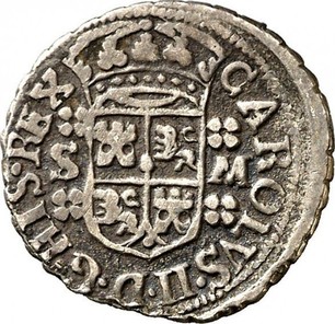 Spanish Silver Real "Carlos II" 1700 KM# 240 | coinscatalog.NET