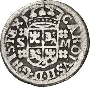 Real Español de Plata "Carlos II De Vellon" 1700 KM# 241 | coinscatalog.NET