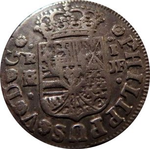 Spanish 1/10 Oz Silver Real "Felipe V Madrid" 1717-1745 KM# 298 ...