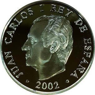 Spanish Silver 10 Euro "Spanish Presidency of EU" 2002 KM# 1048 ...