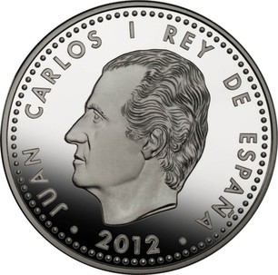 Spanish Silver 10 Euro "FIFA World Cup" 2012 KM# 1257 | coinscatalog.NET