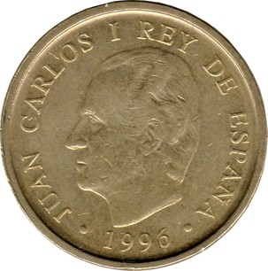 Spanish 100 Pesetas "National Library" 1996 KM# 964 | coinscatalog.NET