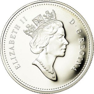 Canadian Silver Dollar "Canadian Ballet" 2001 KM# 414 | coinscatalog.NET